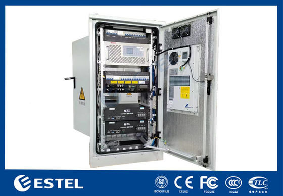 28U Bộ điện ngoài trời tích hợp với hệ thống điều chỉnh UPS Bộ pin lưu ...