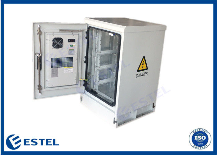 Tủ rack máy chủ ngoài trời IP65 16U Vỏ tường đơn bằng thép mạ kẽm